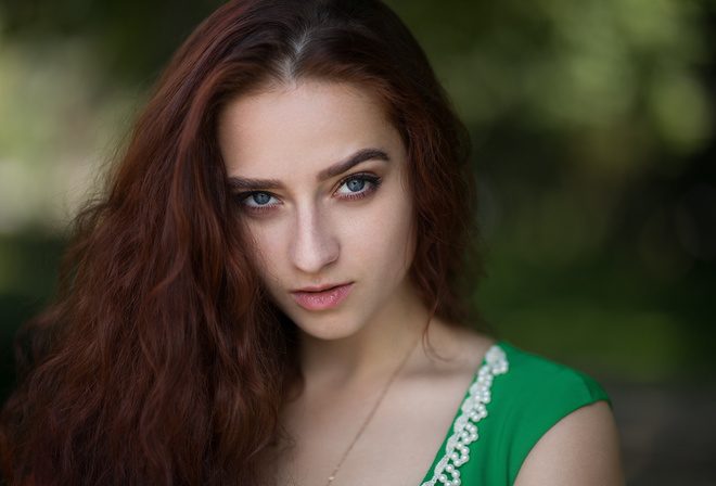 Обои women, portrait, Dmitry Sn, blue eyes на рабочий стол - картинки с ...